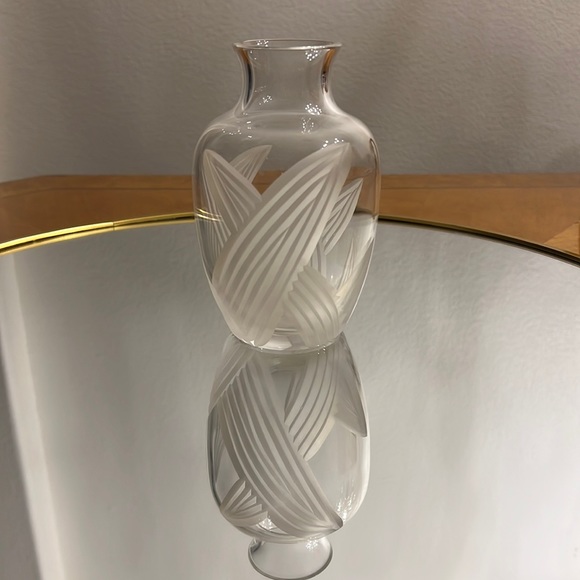Accents | Vintage Lenox Windswept Crystal Cut Bud Vase | Poshmark